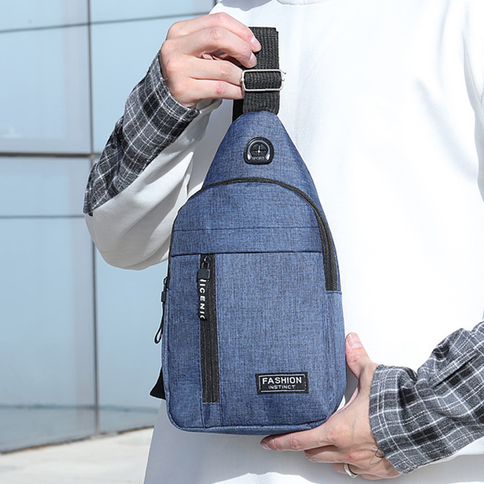 Tupukom Crossbody Sling Bag for Women and Men, Chest Bag Daypack Fanny ...