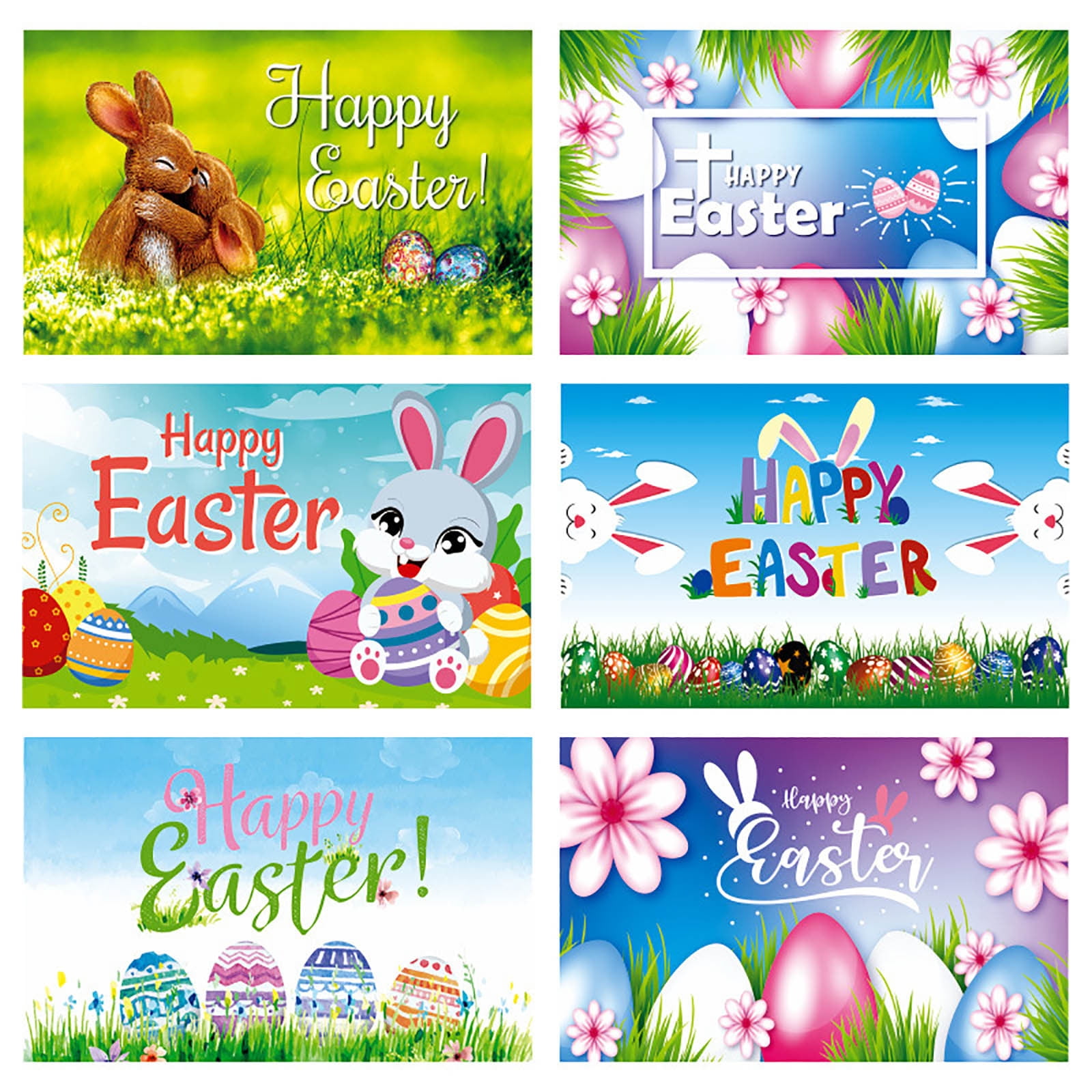Tupukom Easter Decor Under $5 Easter Banners Front Porch Yard Sign ...