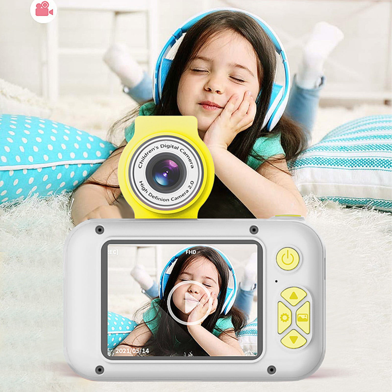Tupukom Kids Camera Gifts for 3 to 12 Years Old Boys Girls,1080P Mini ...