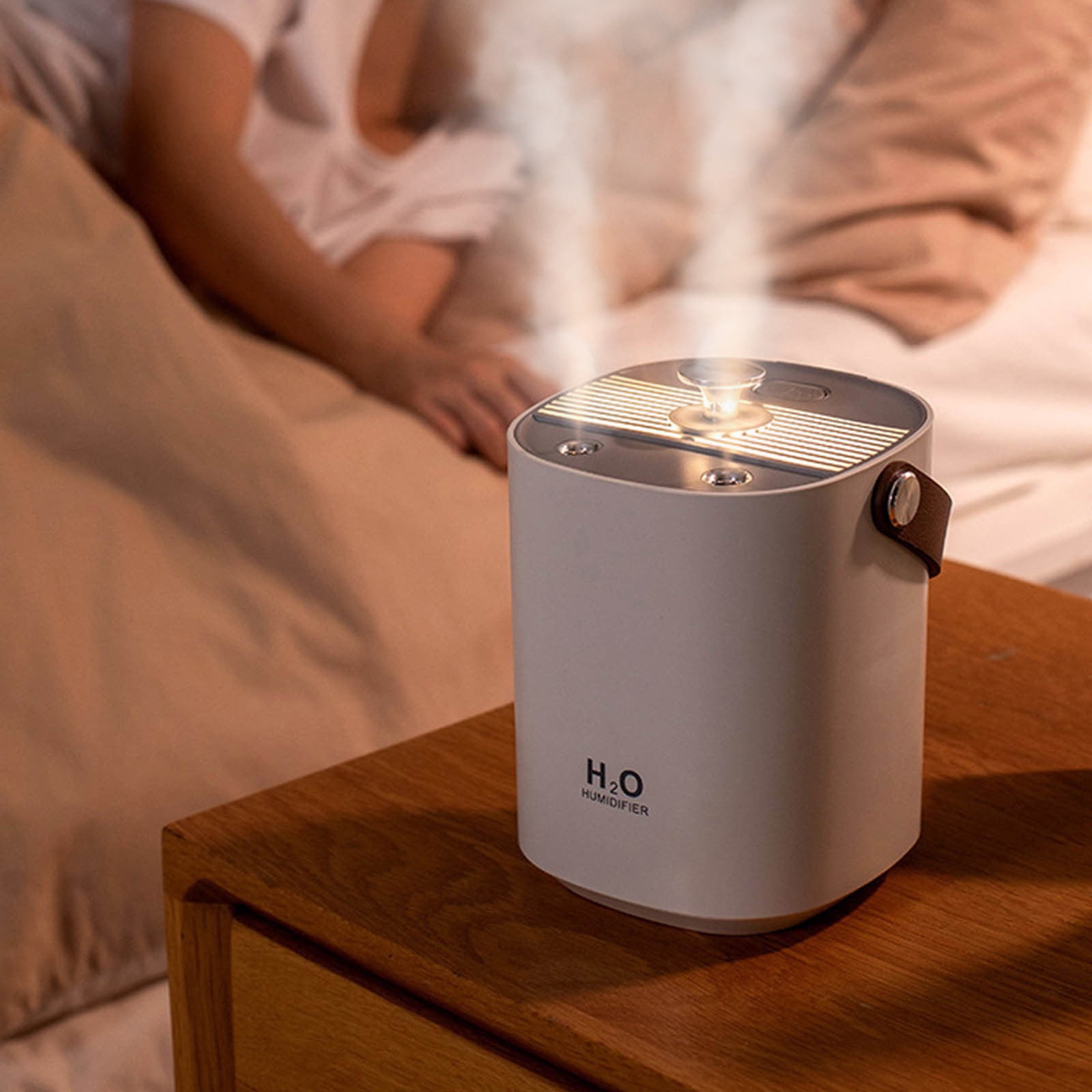 Tupukom Mini Air Humidifiers for Bedroom,Easy-to-Clean Portable Quiet ...