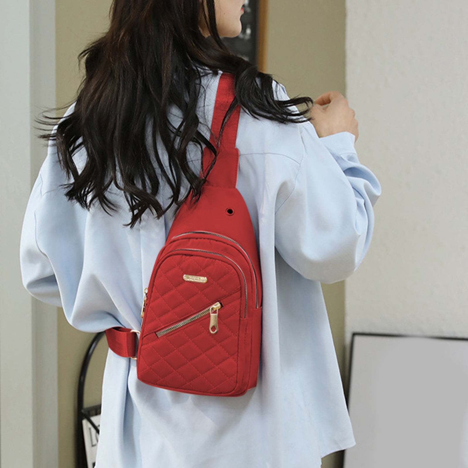 Tupukom Waterproof Sling Bag,Shoulder Bag for Women Men,Sling Backpack ...