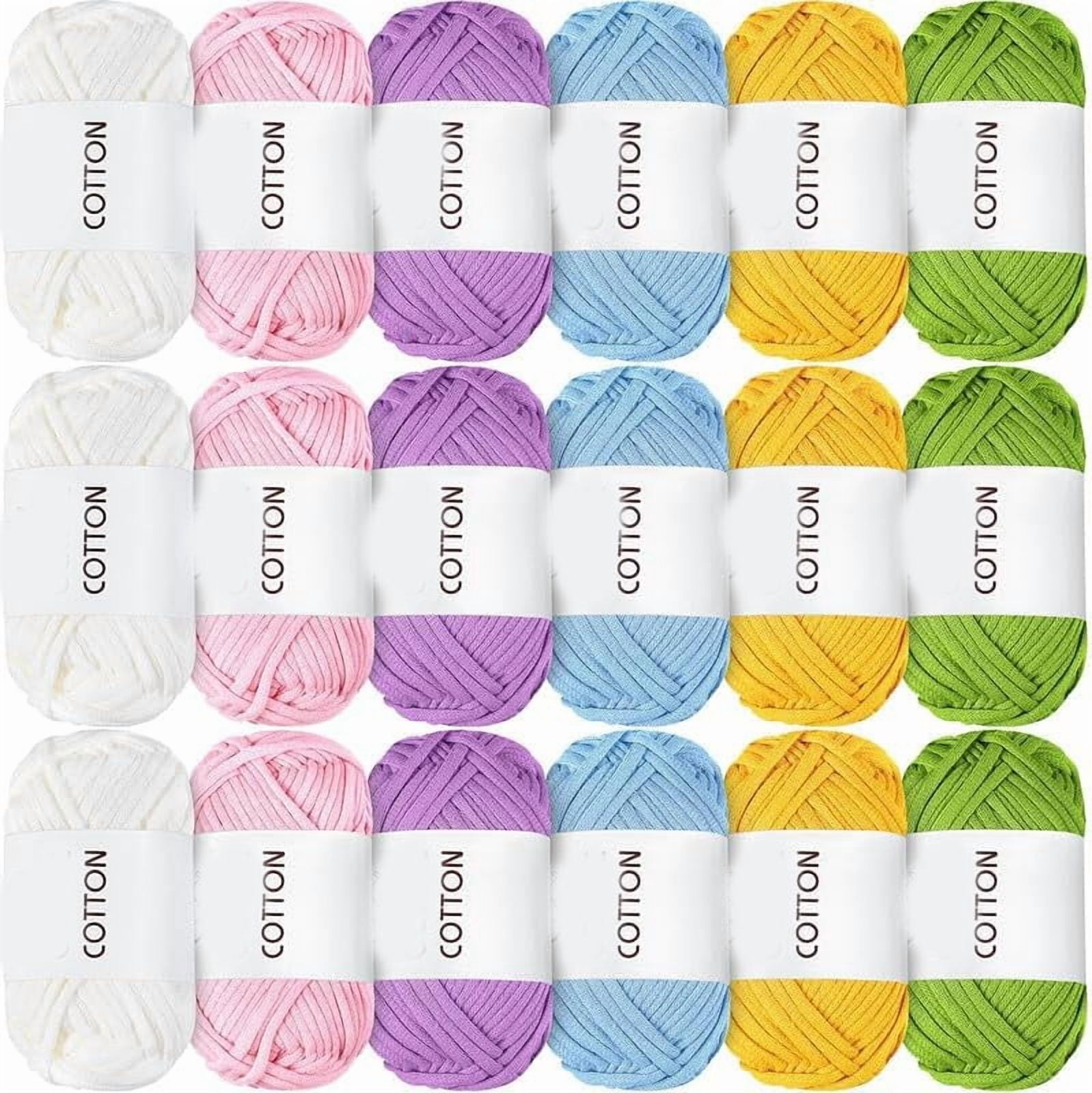 Tupukom Yarn for Crocheting Green Yarn Beginner Crochet Yarn with Easy ...
