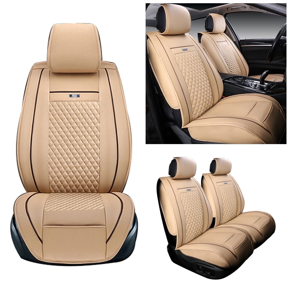 Tuqiang 2PCs Front Car Seat Covers Leather for Subaru for Legacy 2003 ...