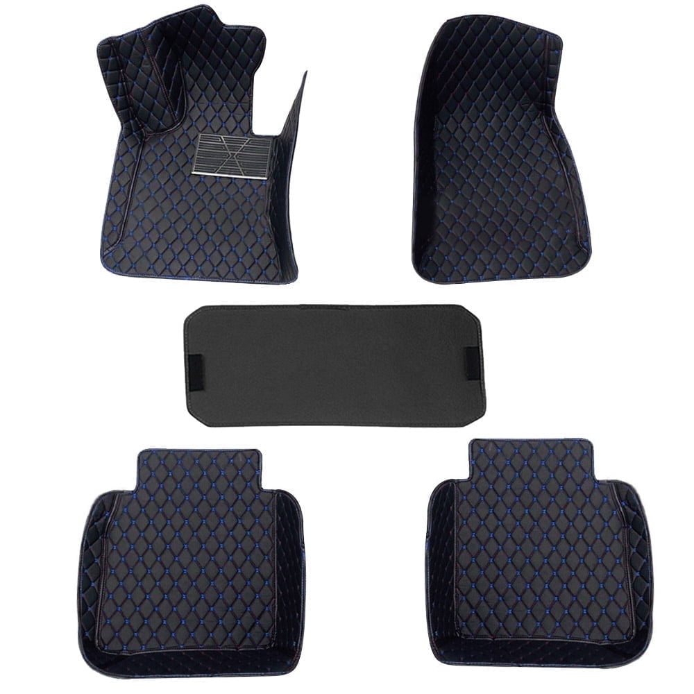 Tuqiang Car Floor Mats for Jeep for WagoneerS Leather Full Coverage Car ...