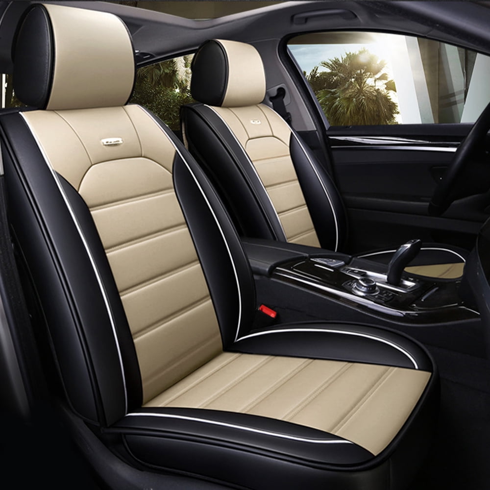 Tuqiang Car Seat Covers Full Set Leather for Volkswagen for Atlas Cross ...