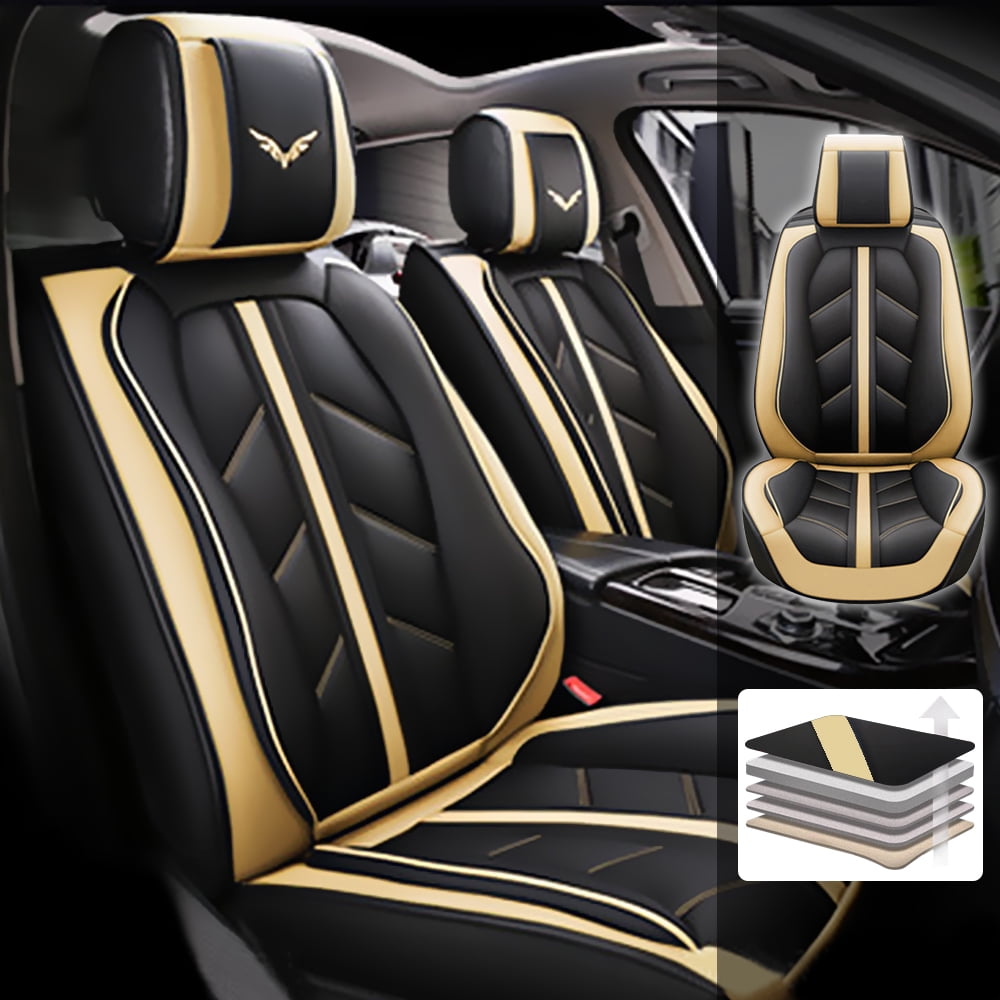 Tuqiang Car Seat Covers for Volkswagen for Golf R 2012-Present Airbag ...