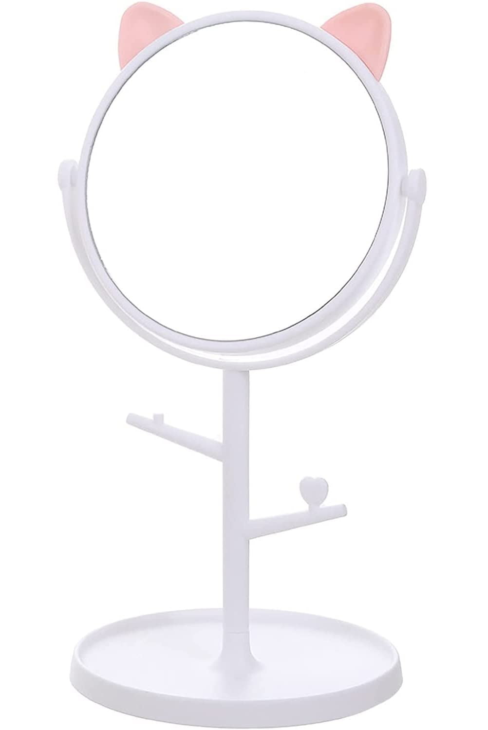 Turbid Cute Makeup Mirror with Stand Makeup Vanity Standing Mirror for ...