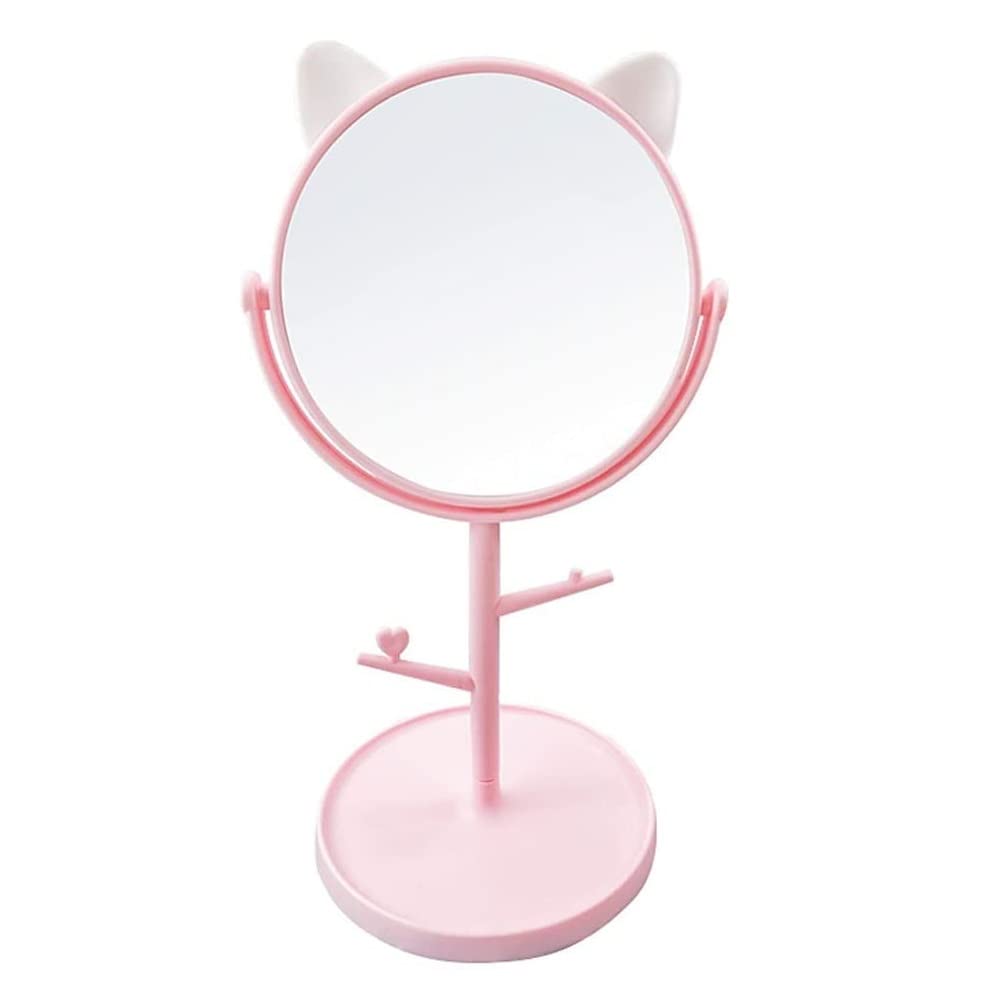 Turbid Cute Makeup Mirror with Stand Makeup Vanity Standing Mirror for ...