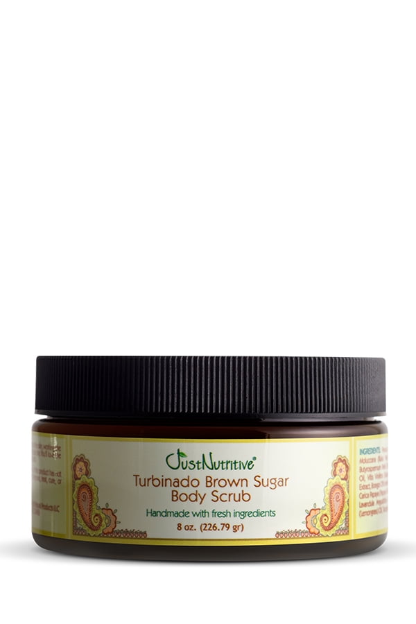 Just Nutritive Exfoliating Brown Sugar Body Scrub, Hydrating with Shea ...