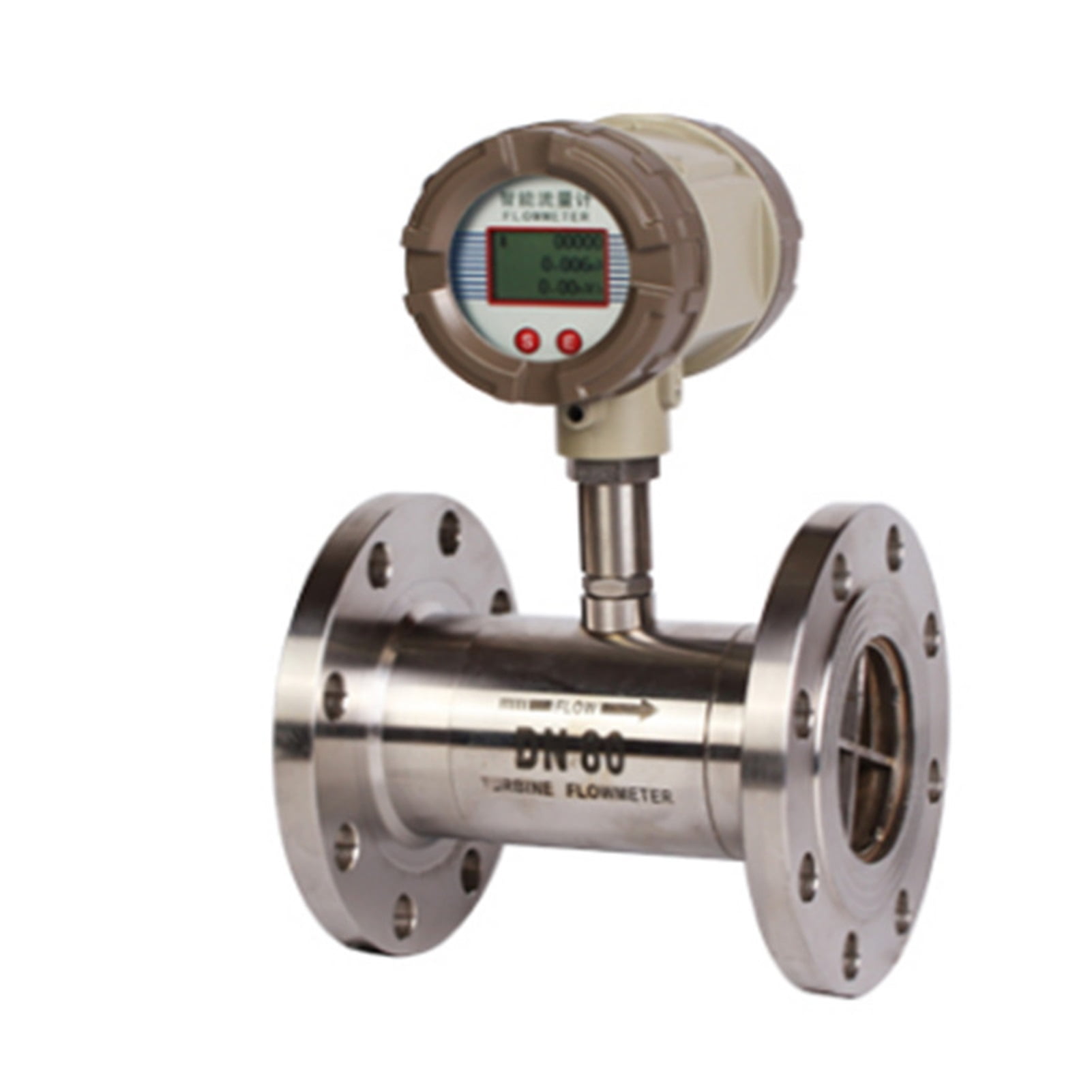 Turbine Flow Meter DN80 ,DN32,DN100,DN50 Turbine Flow Meter DC24 WITH ...