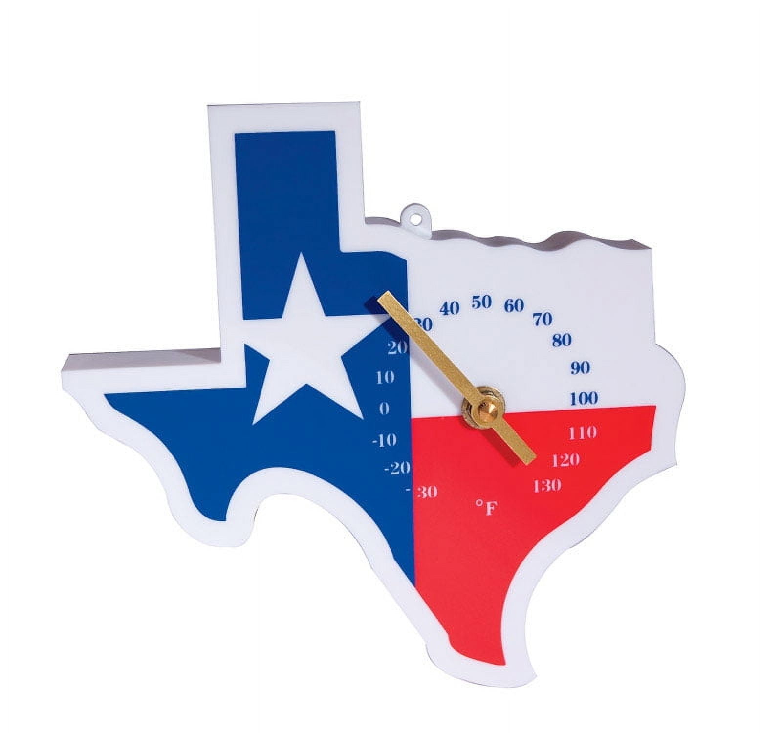 Turbine Texas Dial Thermometer Plastic White - Walmart.com