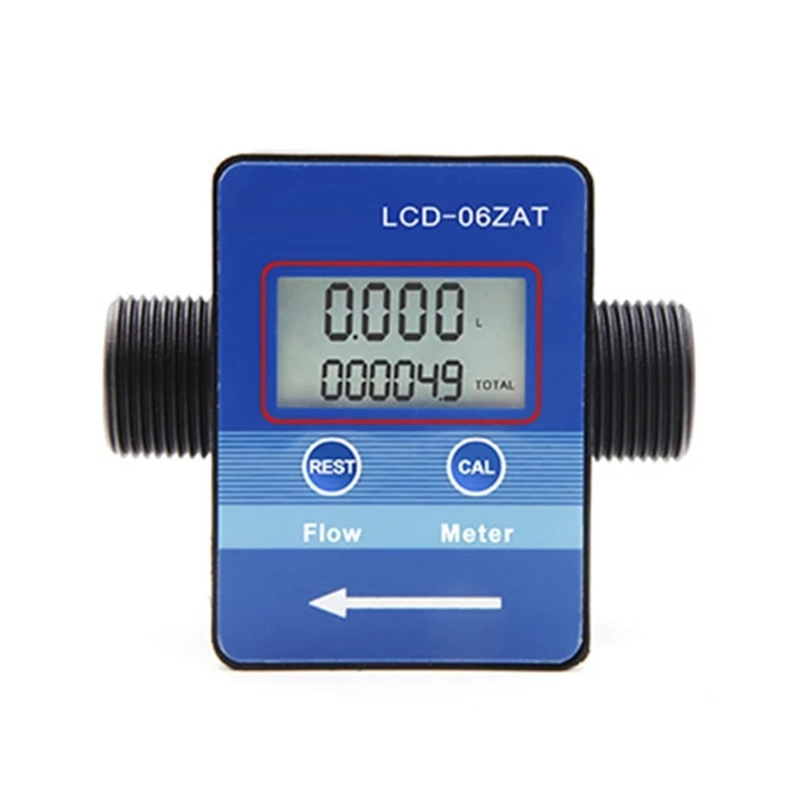 Turbines Flow Meter Electronic Digital Flow-Meter Plastic Liquid Water ...