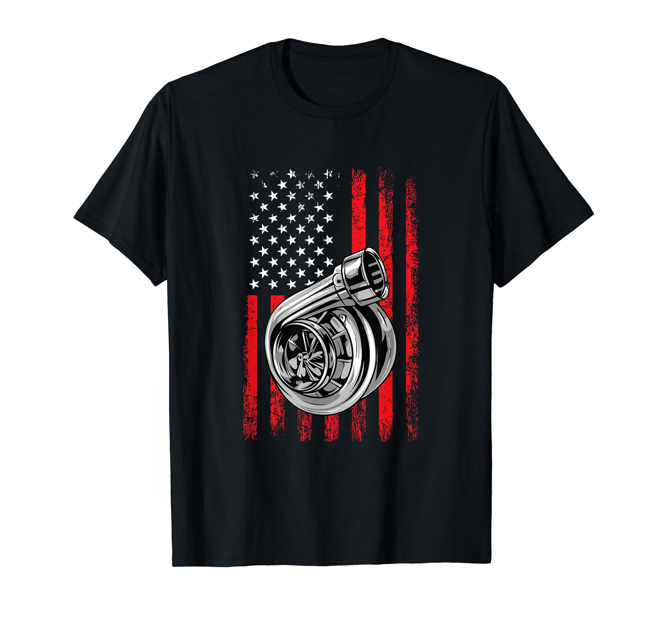 Turbo American Flag, racing turbo T-Shirt - Walmart.com