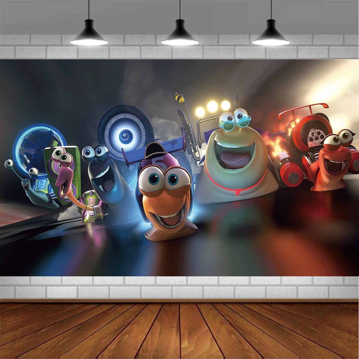 Turbo Backdrop Banner Party Supplies Poster Movie Theme Background for ...