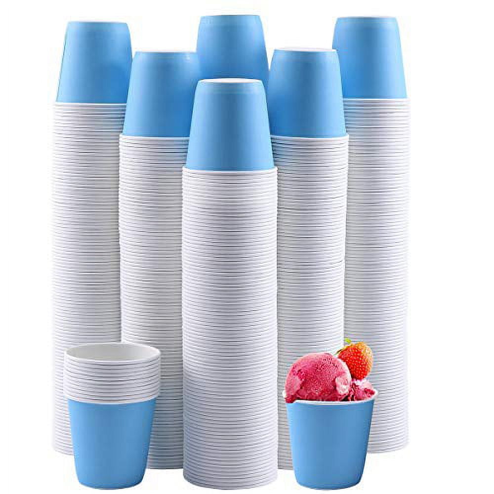 Turbo Bee 600 Pack 3 oz Disposable Paper Cups,Hot/Cold Beverage ...