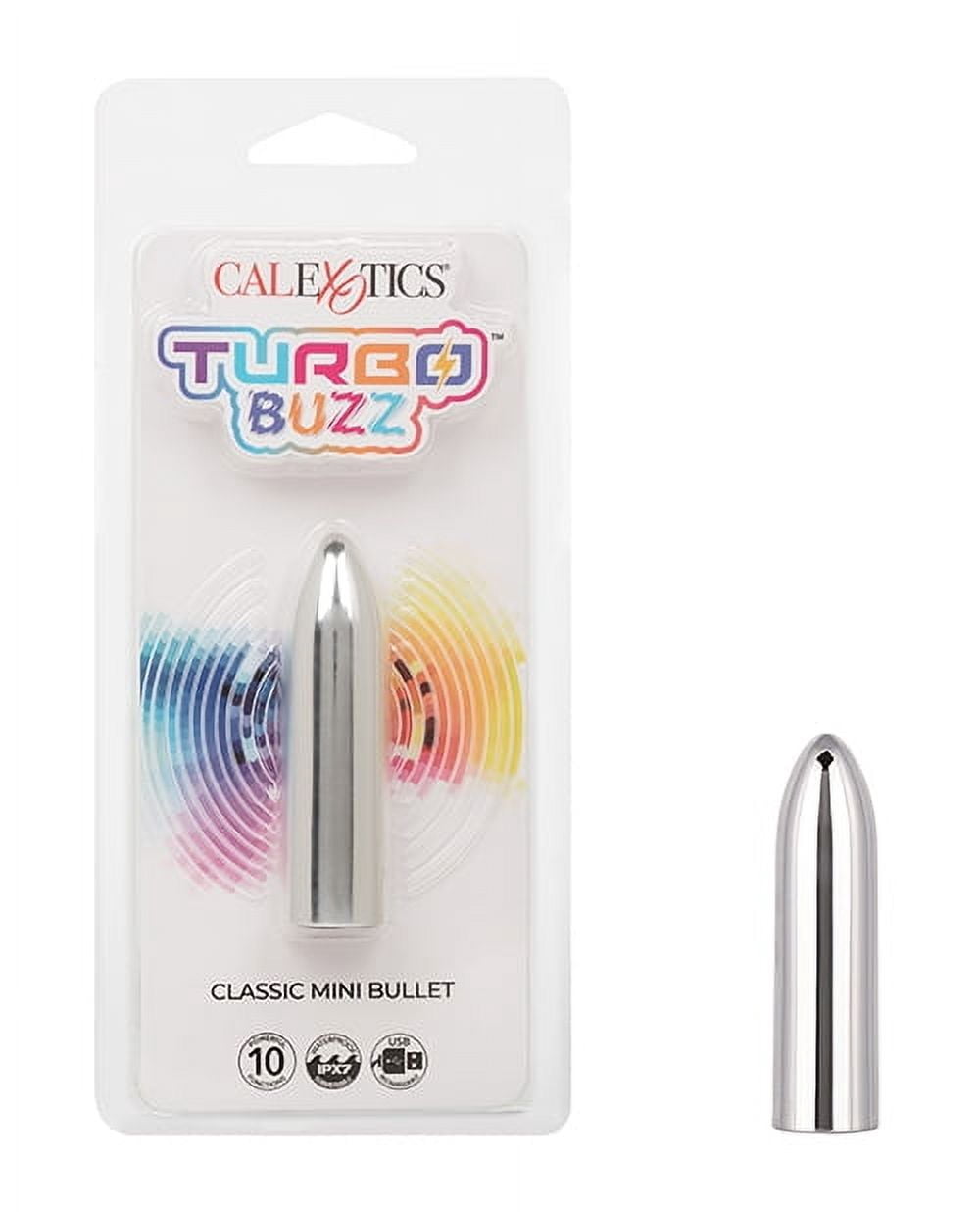 Turbo Buzz Classic Mini Bullet Stimulator - Silver - Walmart.com