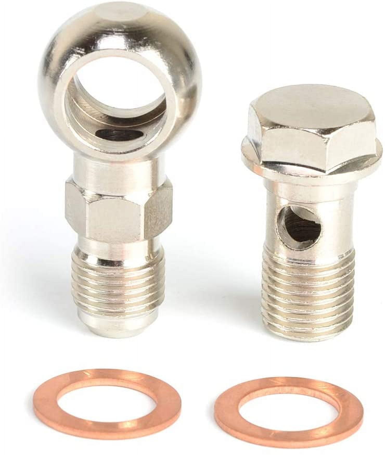 Turbo Coolant Banjo Bolt Kit M14 x 1.5mm to 6AN Garrett GT28R GT30R ...