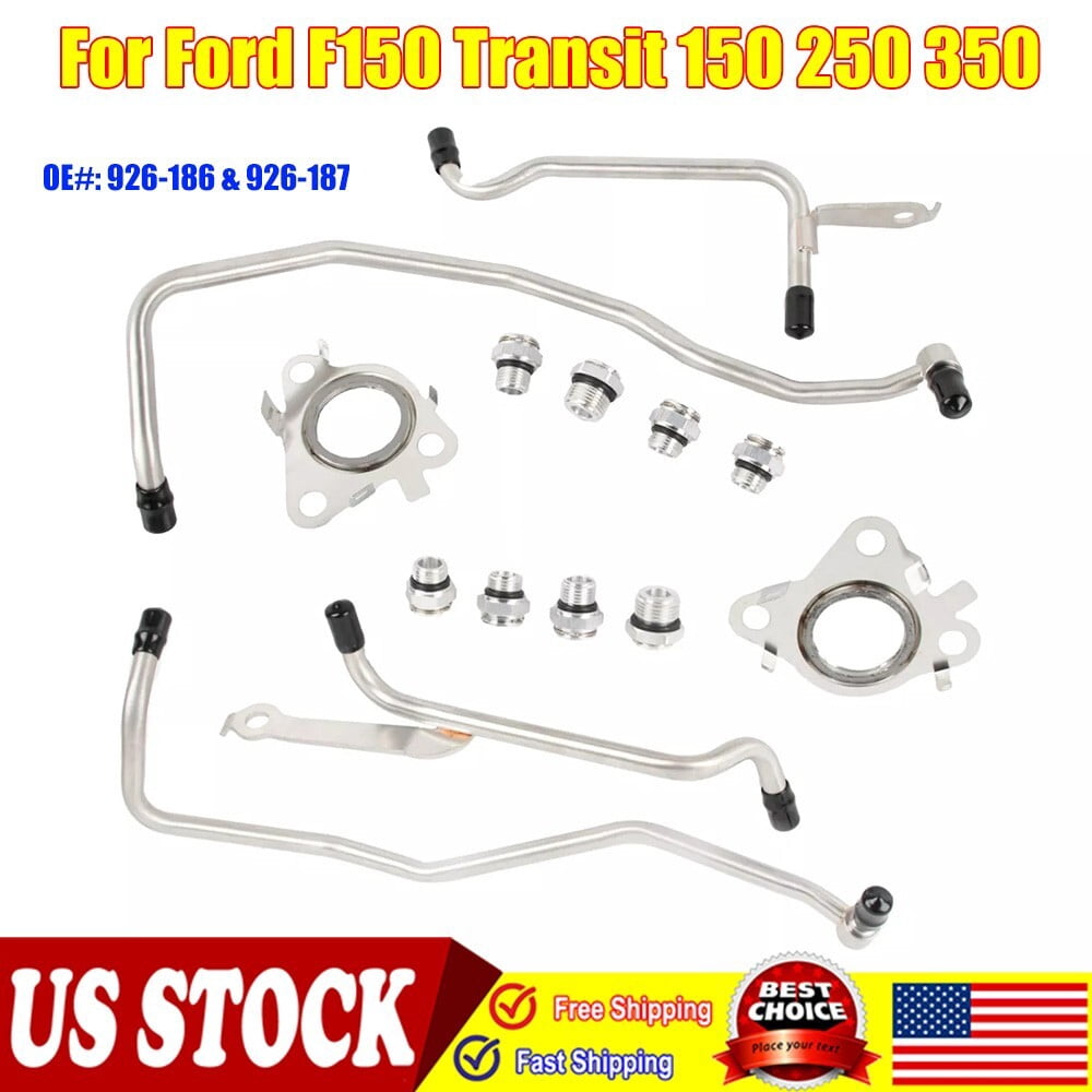 Turbo Coolant Line Kit Driver Side & Passenger Side for Ford F150 ...