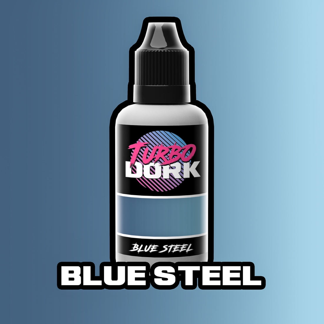Turbo Dork Blue Steel Metallic Acrylic Paint 20ml Bottle TDK 4451 ...