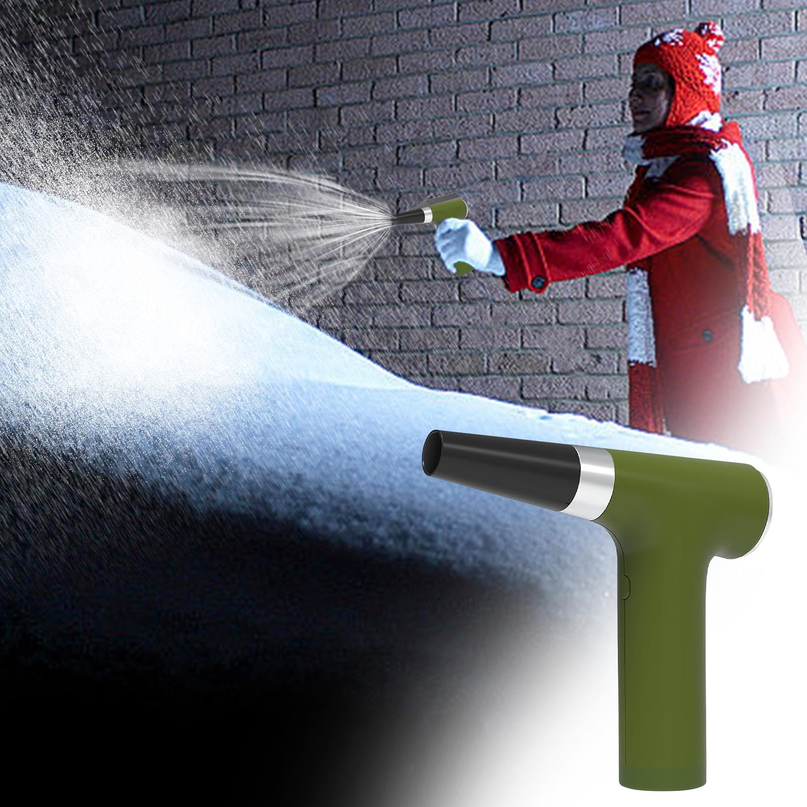 Turbo Fan High Speed Mini Blower with USB C Fast Charging and Brushless ...