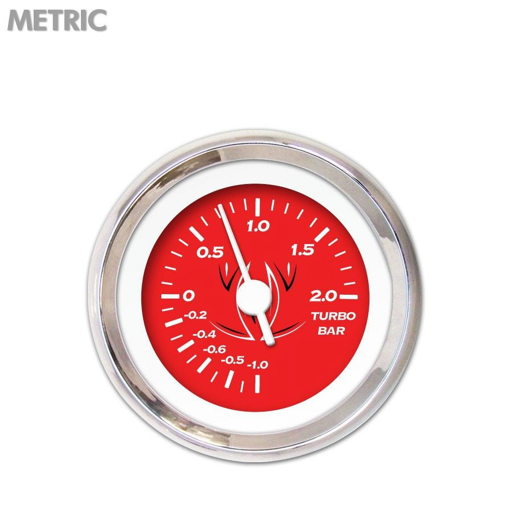 Turbo Ga. - Metric Pinstripe Rd, Wht Vintage Nedl, Chrom Trm Rings ...