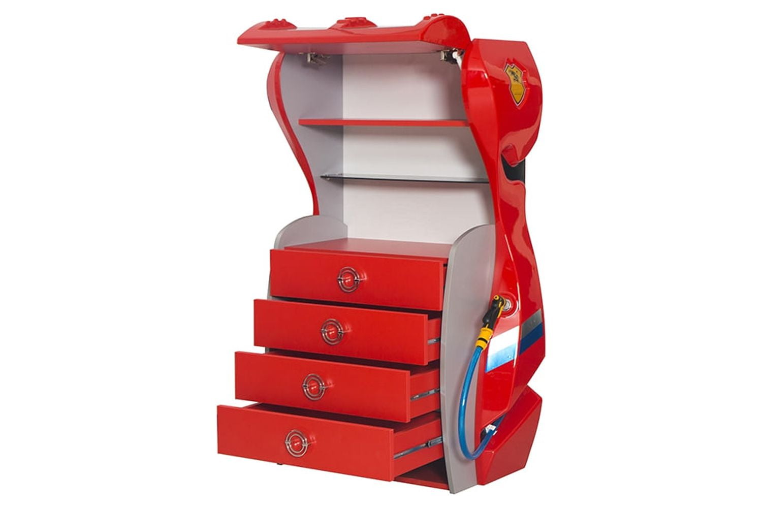 Turbo Gas Pump Children's Dresser, Racecar Toddler Room Decor, Kid's ...