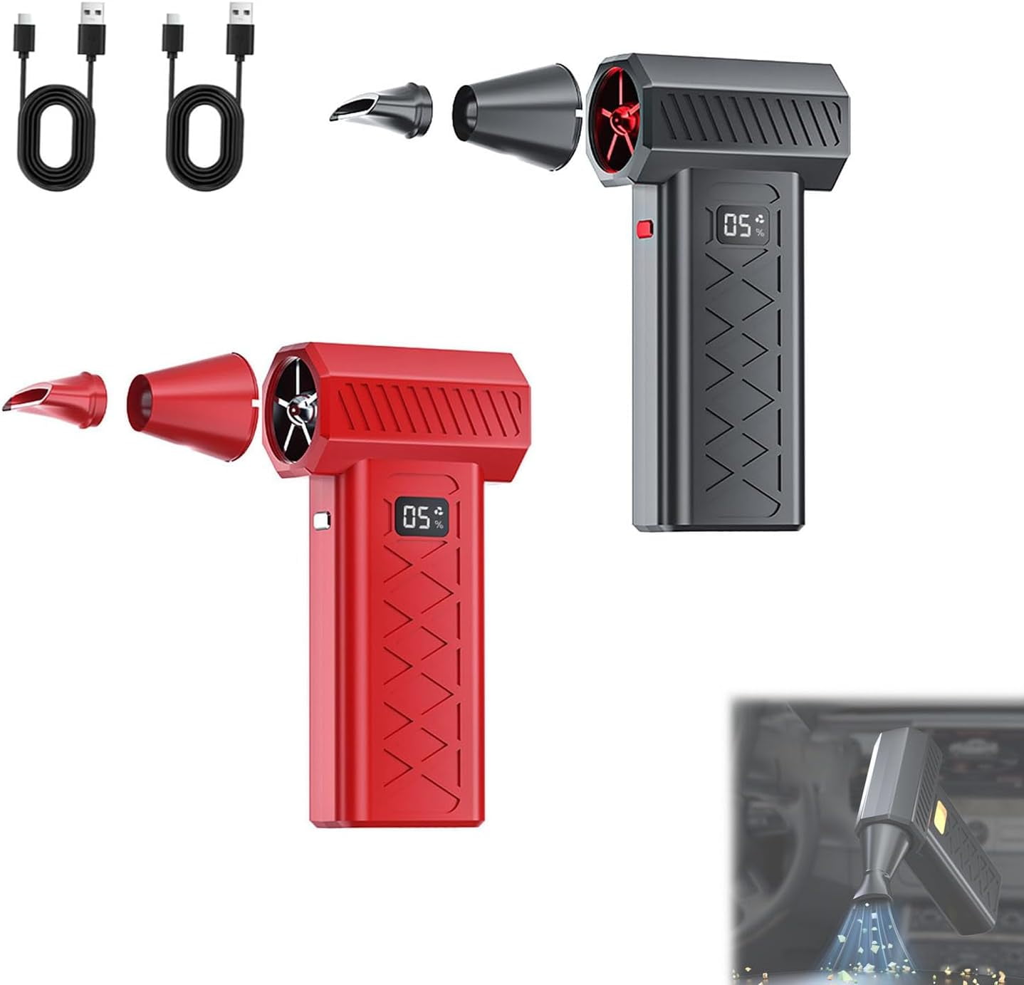 Turbo Heated Snow Melter, 2026 Upgraded 130,000 RPM LED Turbo Snow ...