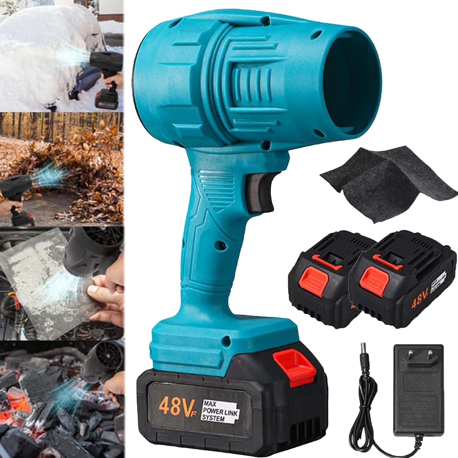 Turbo Jet Blower, Cordless Turbo Super Power Air Duster, Cordless Turbo ...