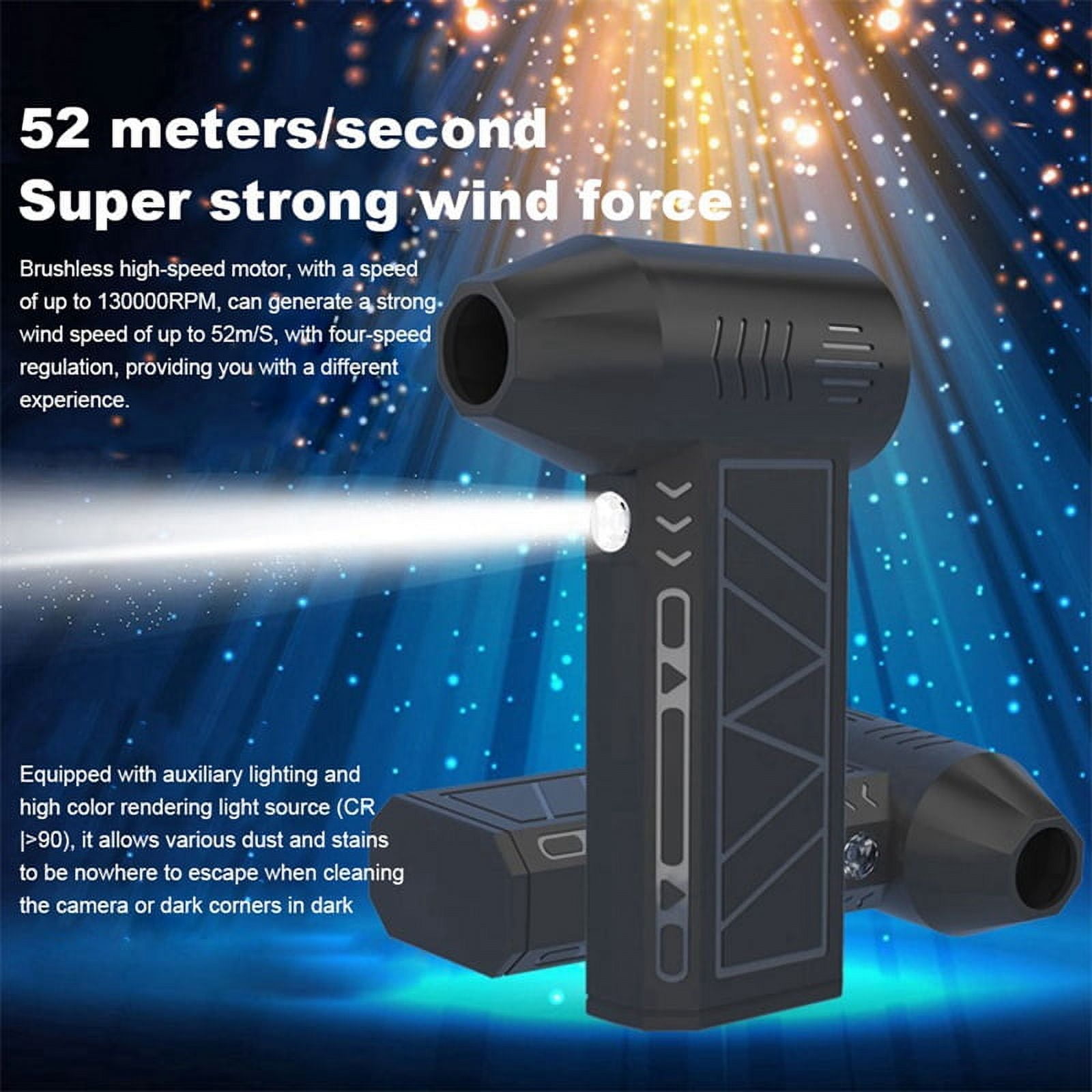 Turbo Jet Fan Handlheld Brushless Motor 130000 RPM Strong Wind Speed ...