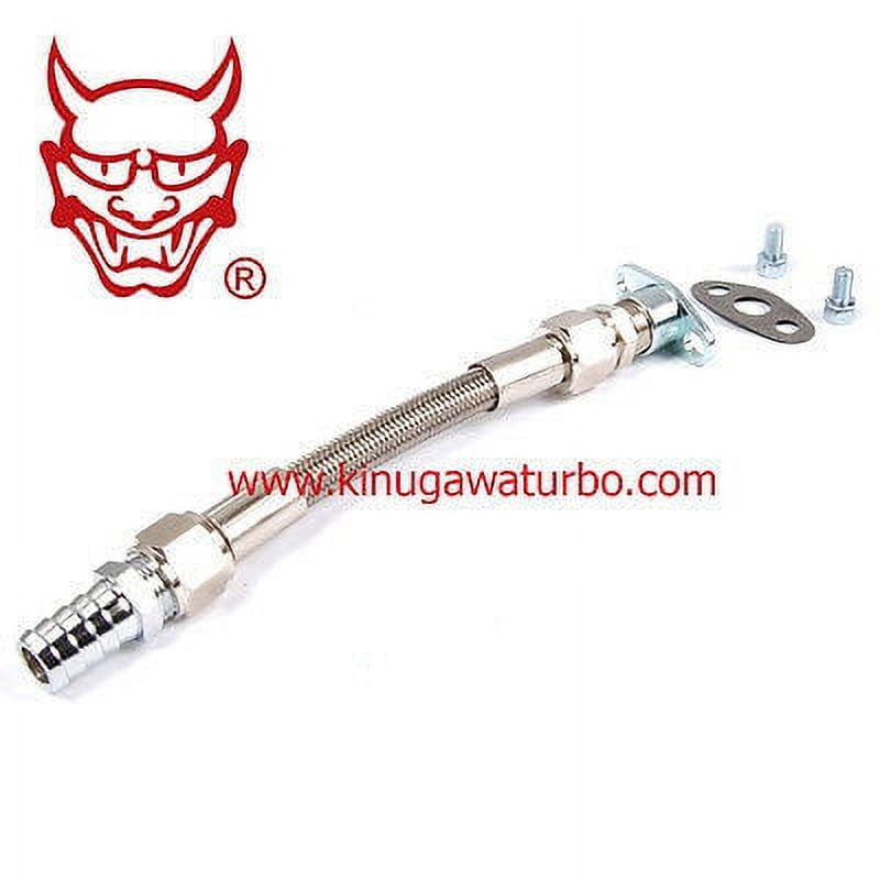 Turbo Oil Drain Line Kit 10AN Garrett T2 T25 T28 TB02 to 20mm Barb ...