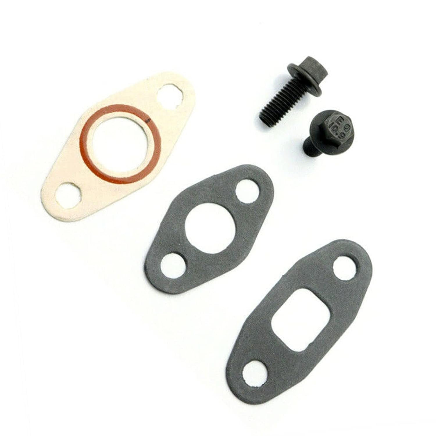 Turbo Oil Drain gaskets and Bolts Compatible with Dodge Cummins 4BT 6BT ...