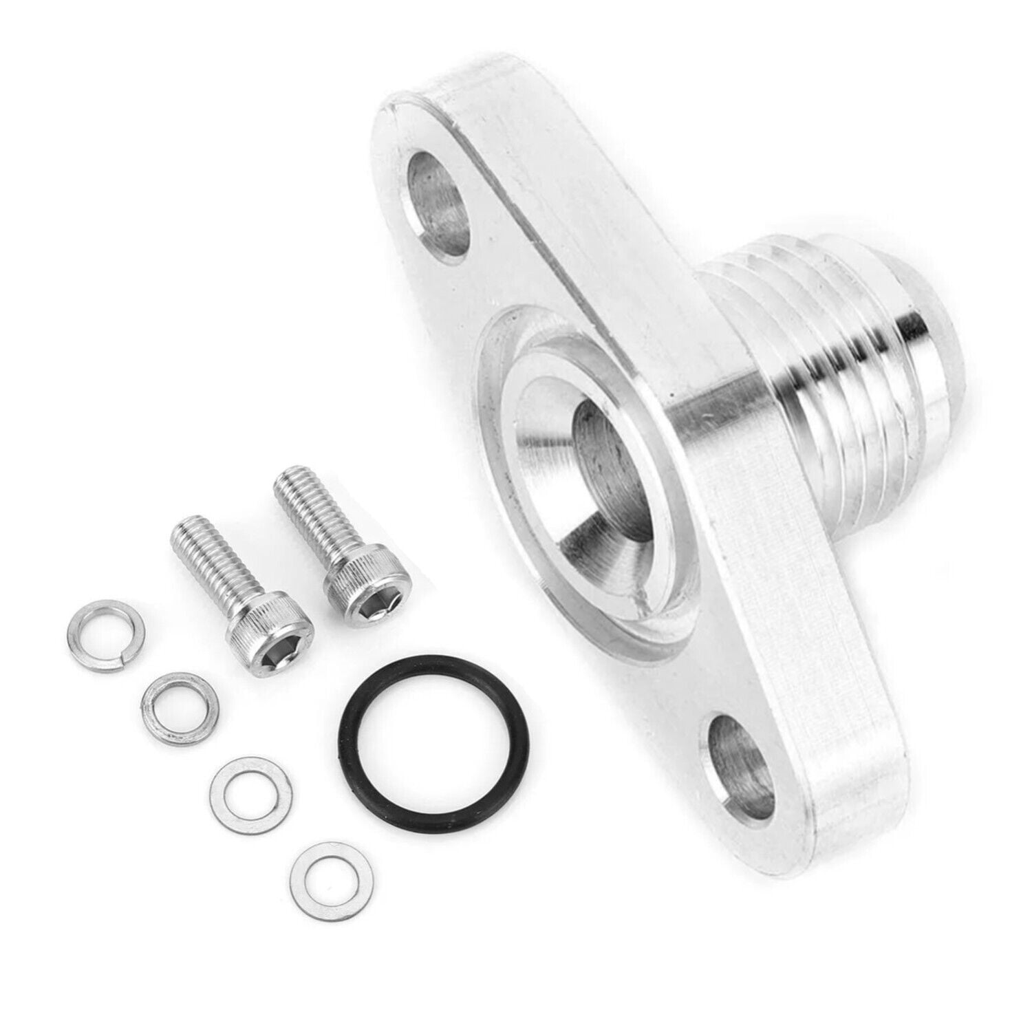 Turbo Oil Return 8AN Drain Flange 38mm Fits For GT15 GT17 IHI RHF4 TD04 ...
