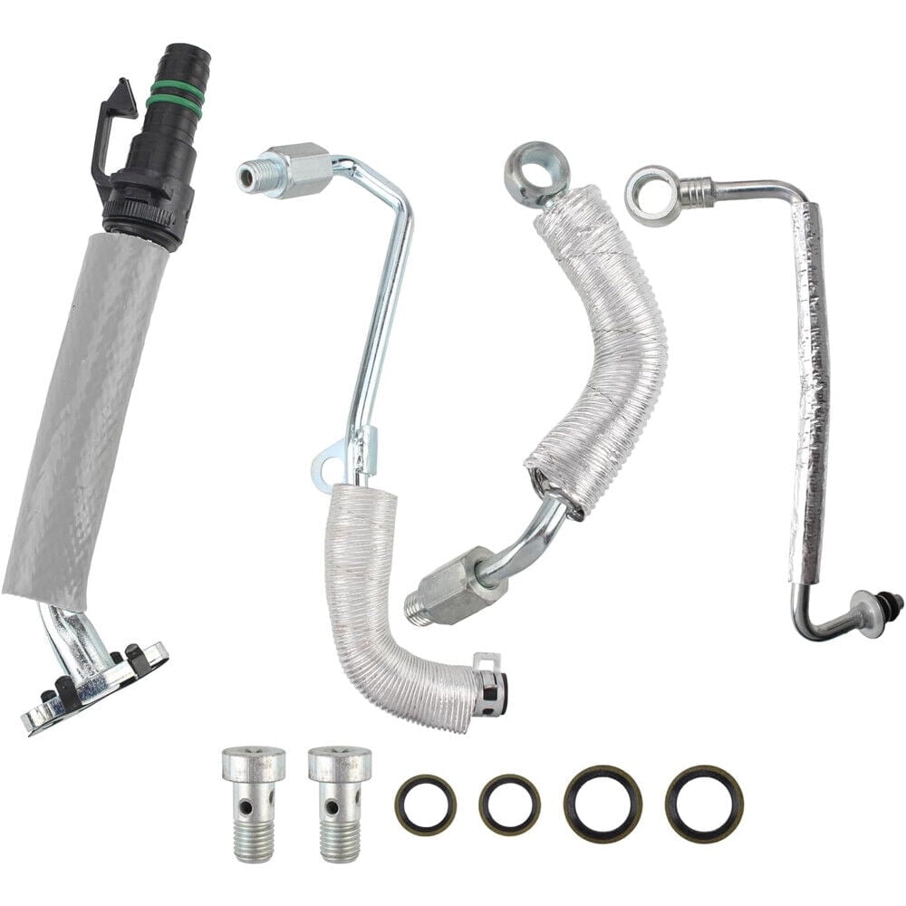 Turbo Oil Return Drain Oil Feed Pipe Kits For Chevy Cruze Buick GM 1.4 ...