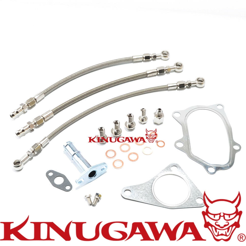 Turbo Oil Water Teflon Line Kit SUBARU IMPREZA Forester XT EJ20 WRX ...