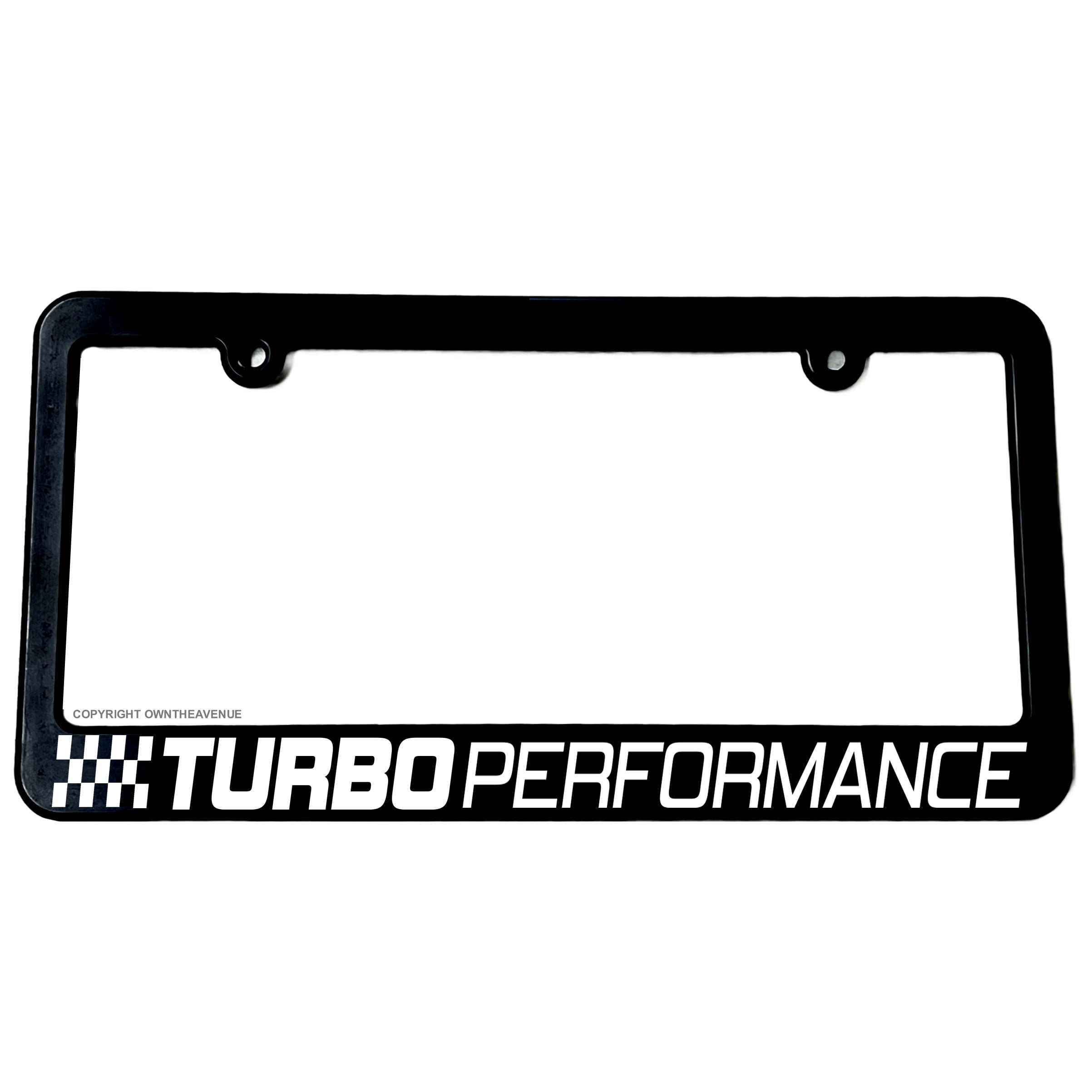 Turbo Performance Racing Drifting License Plate Frame - Walmart.com