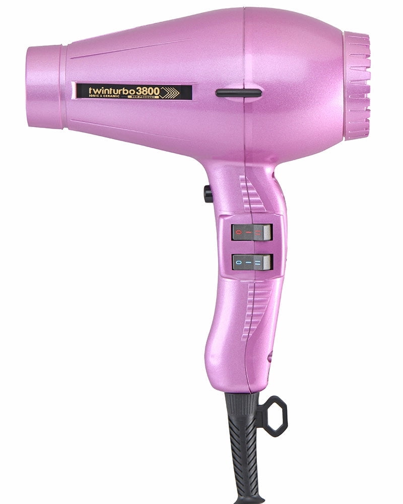 Turbo Power Twin Turbo 3800 Ionic & Ceramic Hair Dryer - Pink - Walmart.com