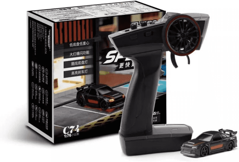 Turbo Racing 1:76 Scale RC Sport Car, Table Racing 2.4GHZ Remote ...