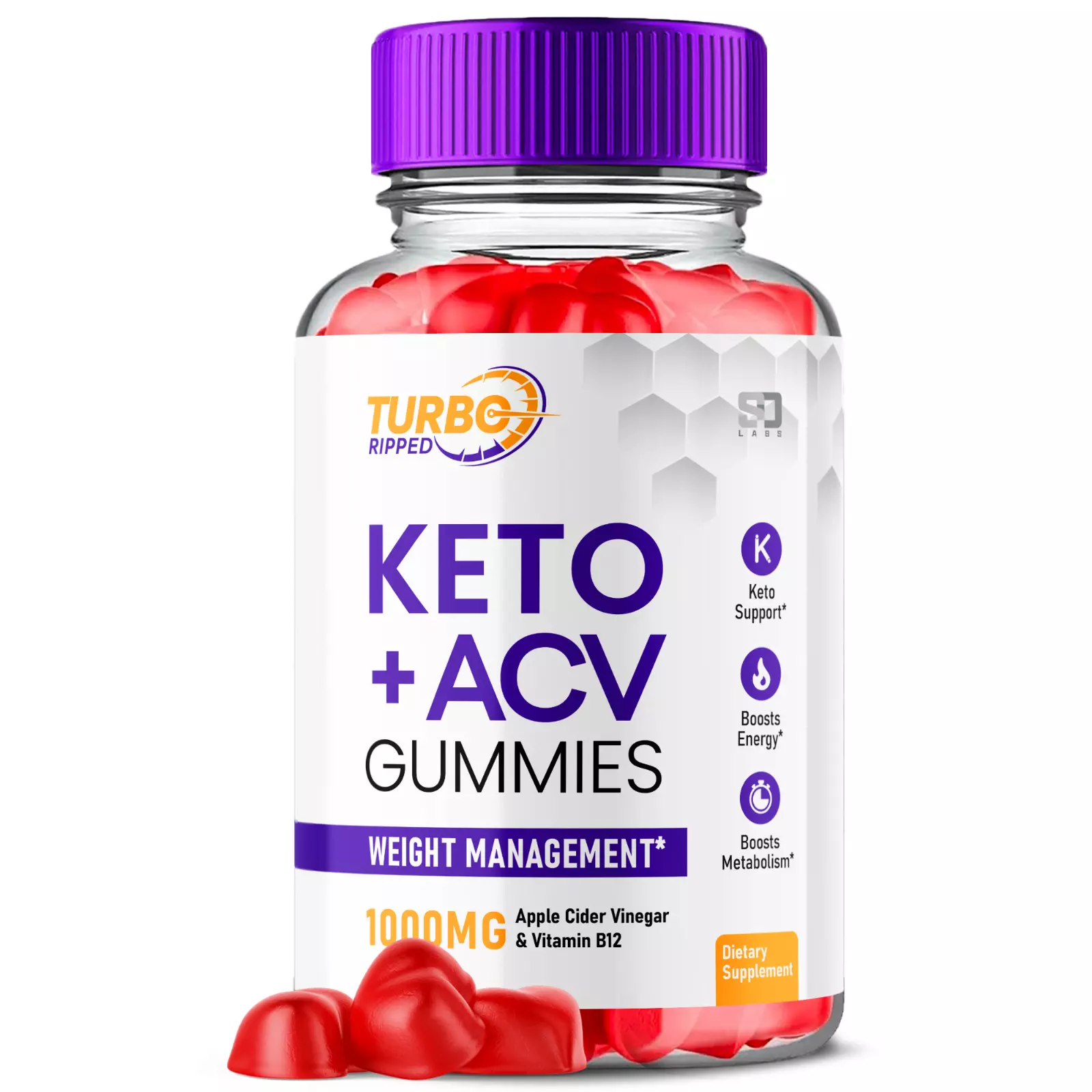 Turbo Ripped Keto Acv Gummies Supports Weight Management And Energy 60