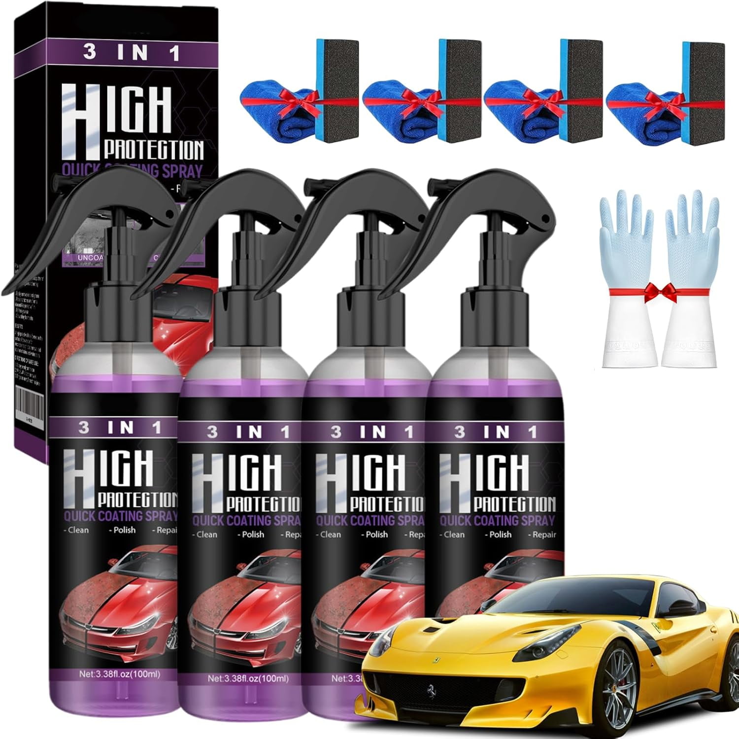 Turbo Shine Nexa - 2025 Professional X3 Nexa 5 in 1 High Spray-Scratch Repair/Rust Removal ...