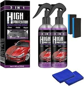 Turbo Shine Nexa 3 in 1 Polish, 2025 Upgrade Car Shine and Protection, Quick-Dry Formula for ...