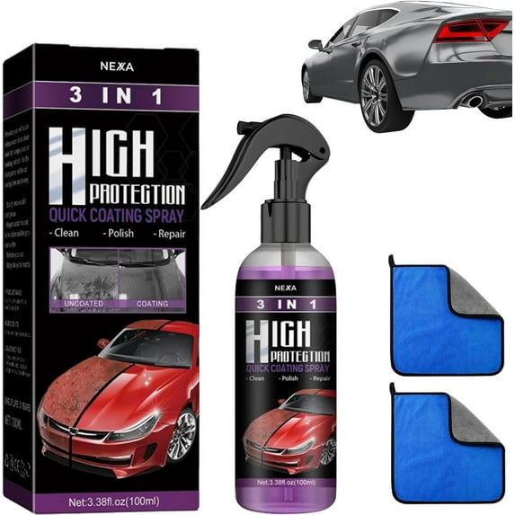 Turbo Shine Nexa, Nexa 3 in 1 High Protection Spray, 3-in-1 Automotive Paint Spray, Nexa Turbo ...