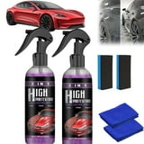 Qingkao Nano Car Wax Spray 3-in-1 Waterless Wash Scratch Repair Ceramic Coating for All Vehicles ...