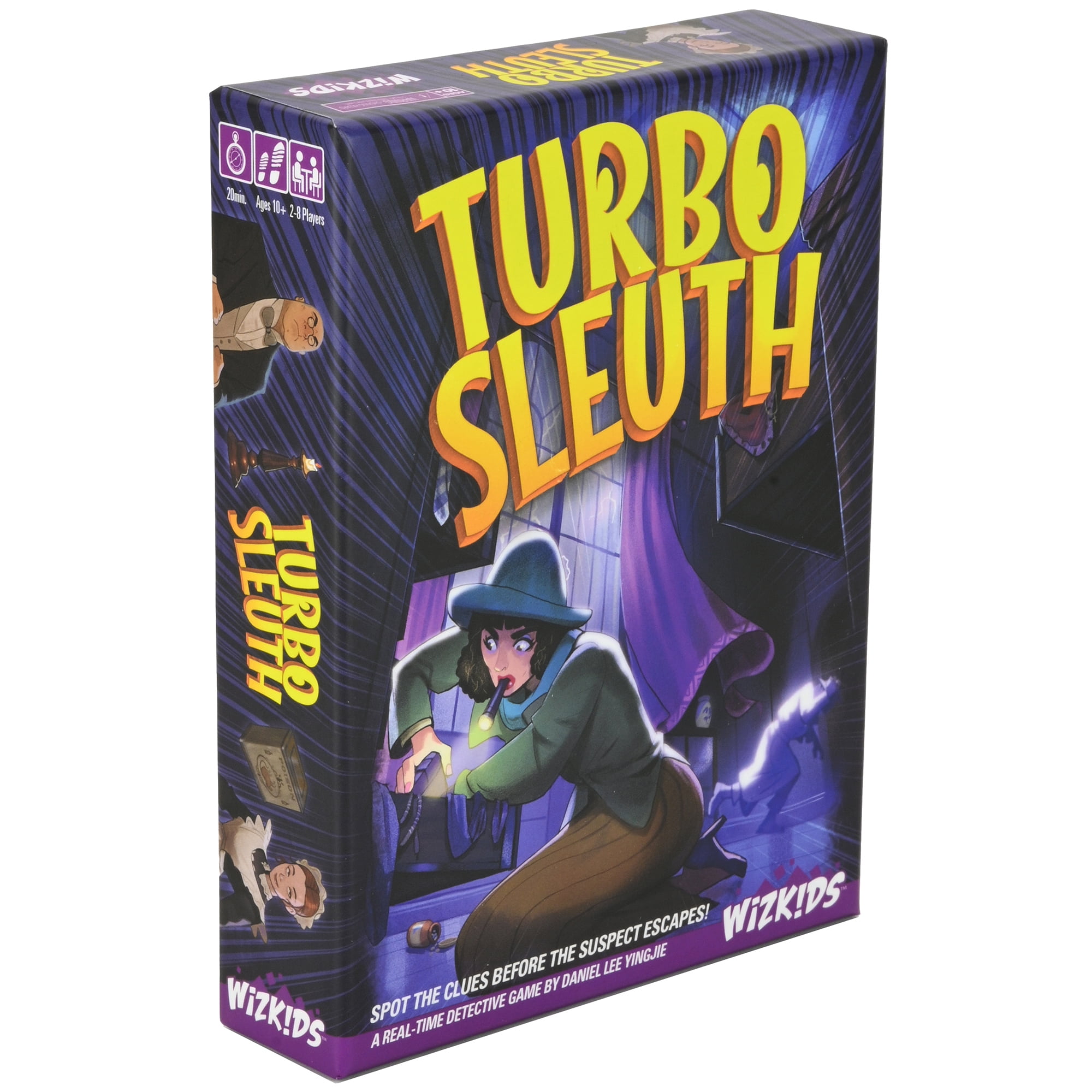 Turbo Sleuth - WizKids, Puzzle Solving Game, Ages 10+, 2-8 Players, 20 ...