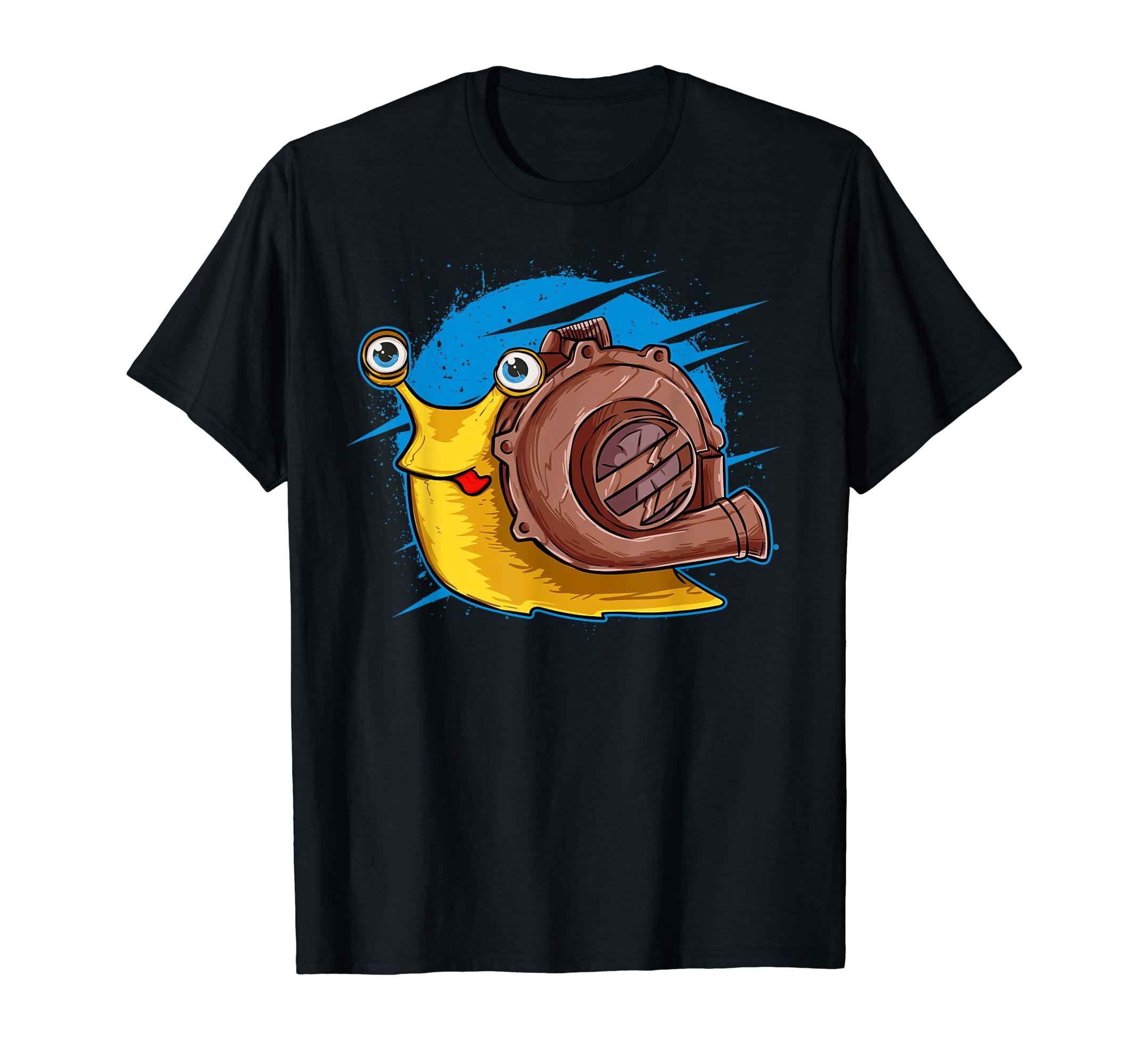 Turbo Snail Funny Boost Car Engine Steam Punk Style Gift T-Shirt ...