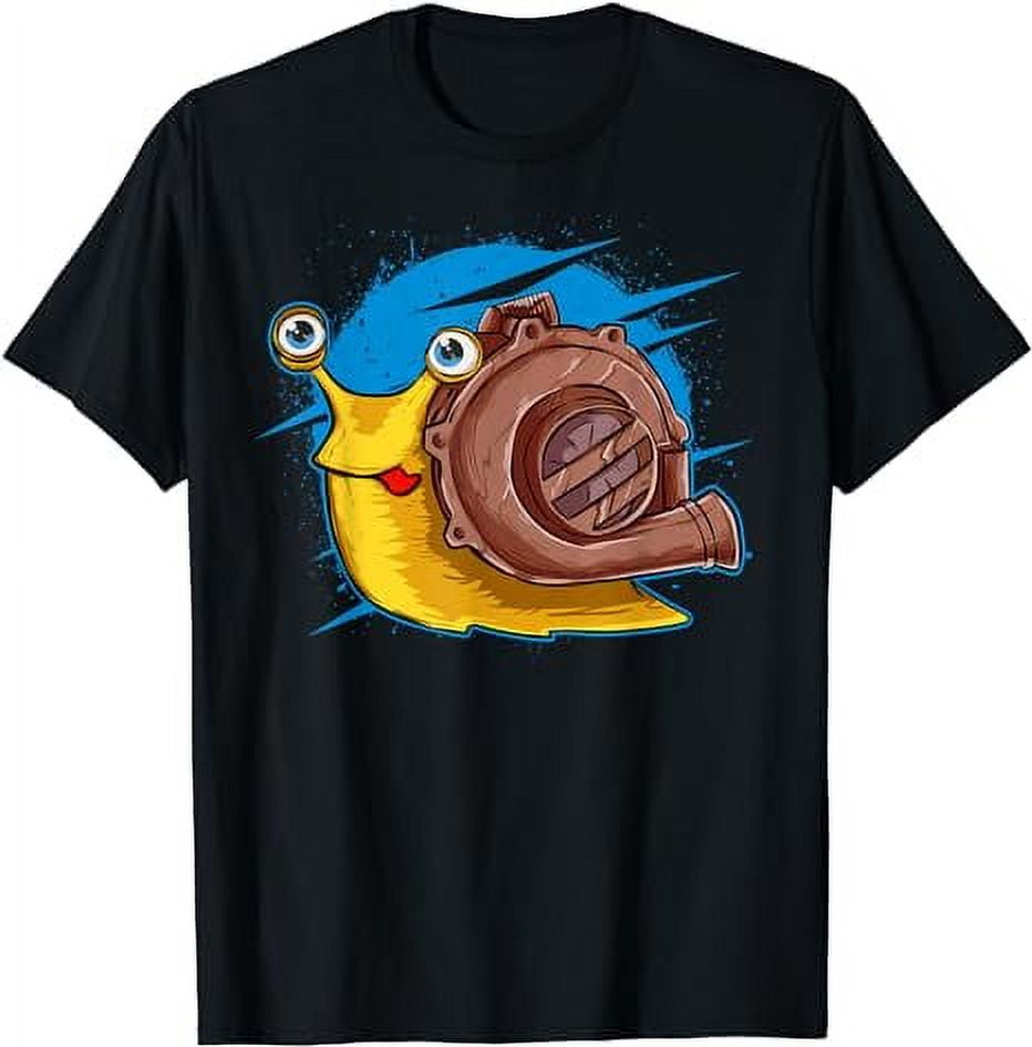 Turbo Snail Funny Boost Car Engine Steam Punk Style Gift T-Shirt ...