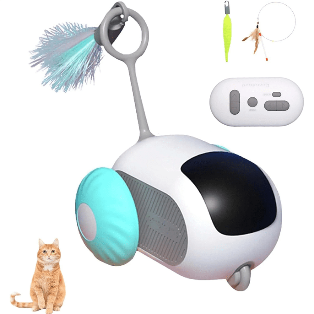Turbo Tail 2.0 RC Smart Electric Cat Toy, Gravity-Sensing Interactive ...
