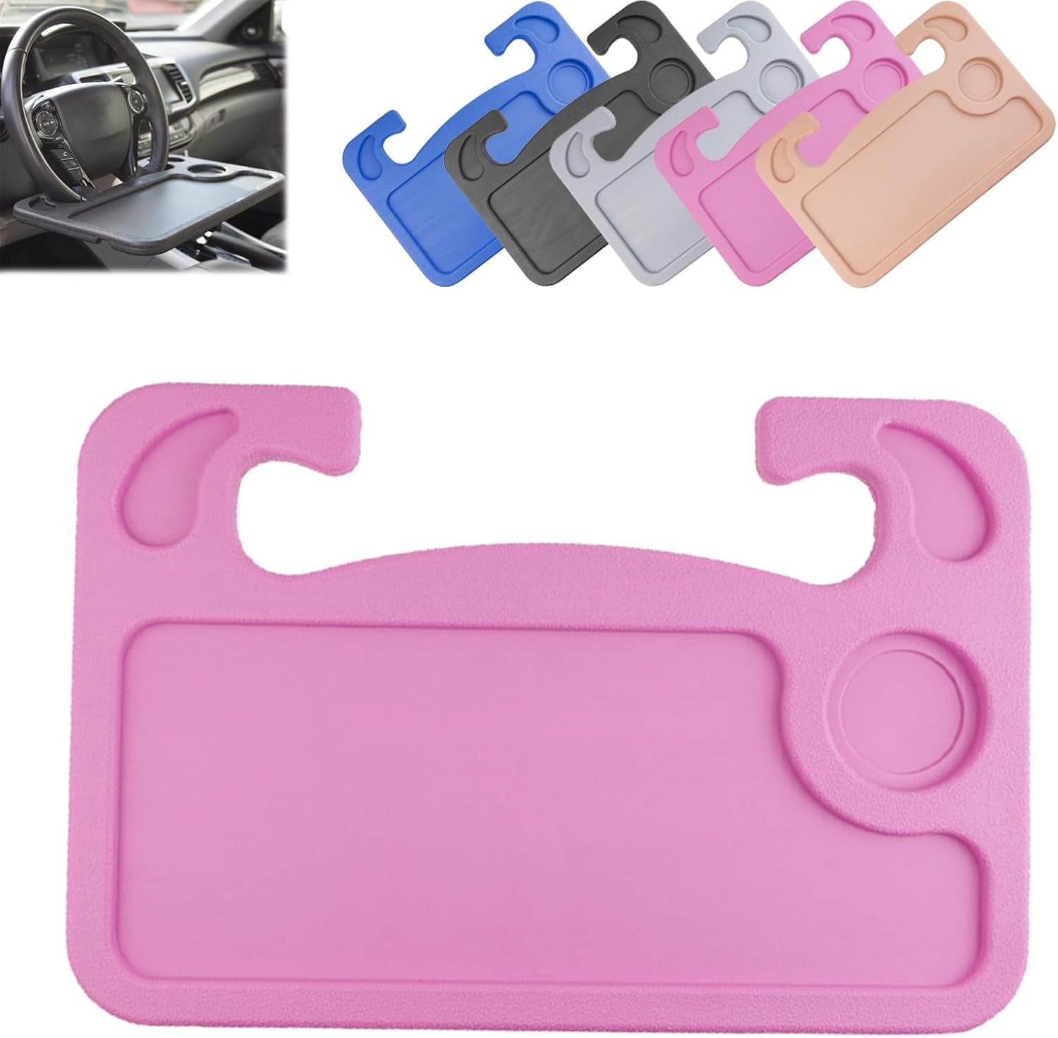 Turbo Track Tray, Turbotrack Tray, 2 in 1 Car Steering Wheel Tray ...