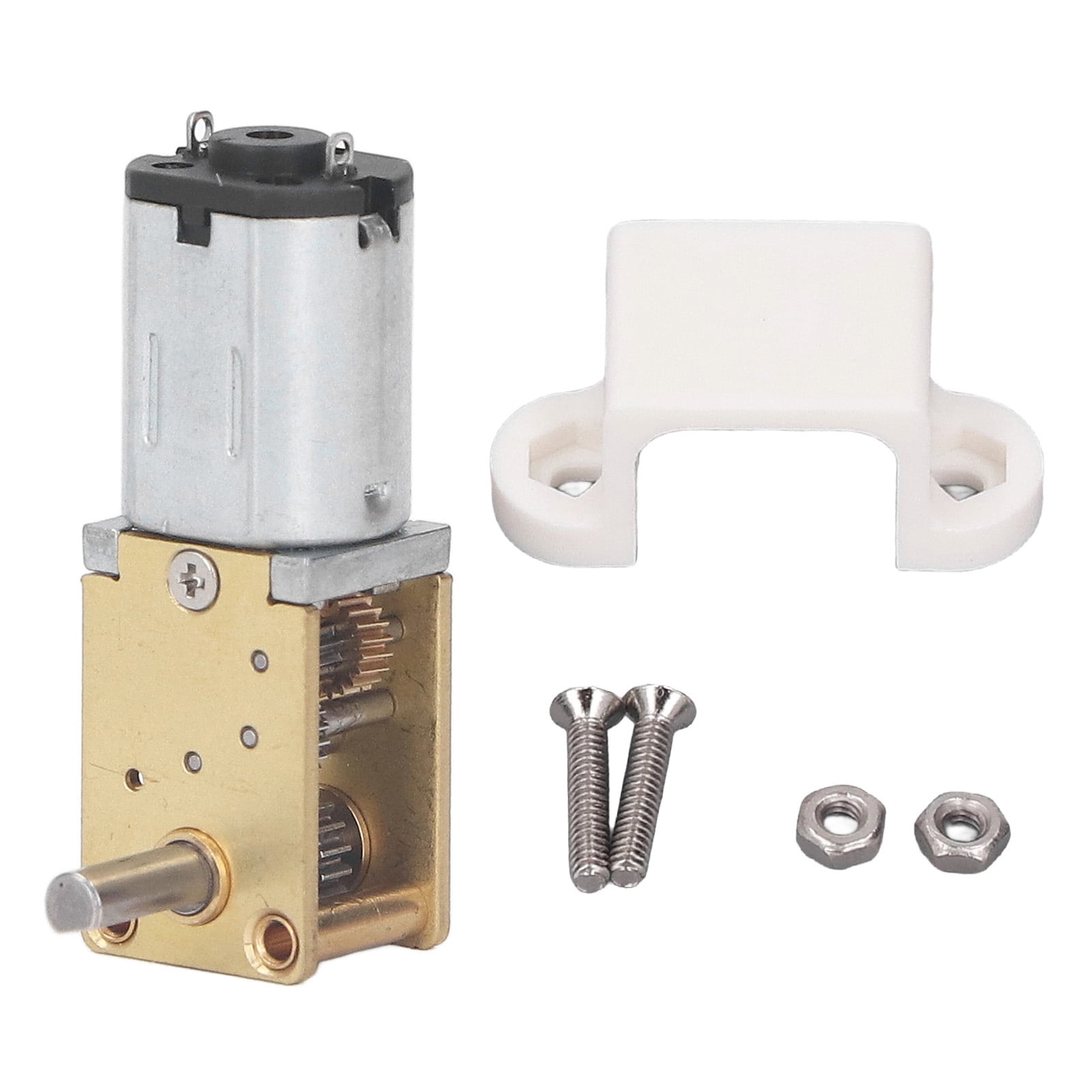 Turbo Worm Geared Motor Micro Brushed Single Shaft DC 3V Mini Reduction ...