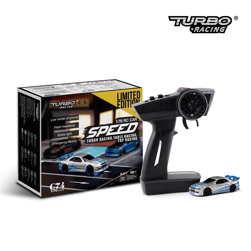 Turbo racing 4ch 2.4ghz 1:76 c74 rc sports car rtr kit mini full ...