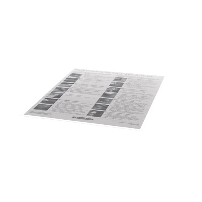 TurboChef DOC-1051-EXPENSED Genuine OEM Poster - Daily Cleaning, I5 ...